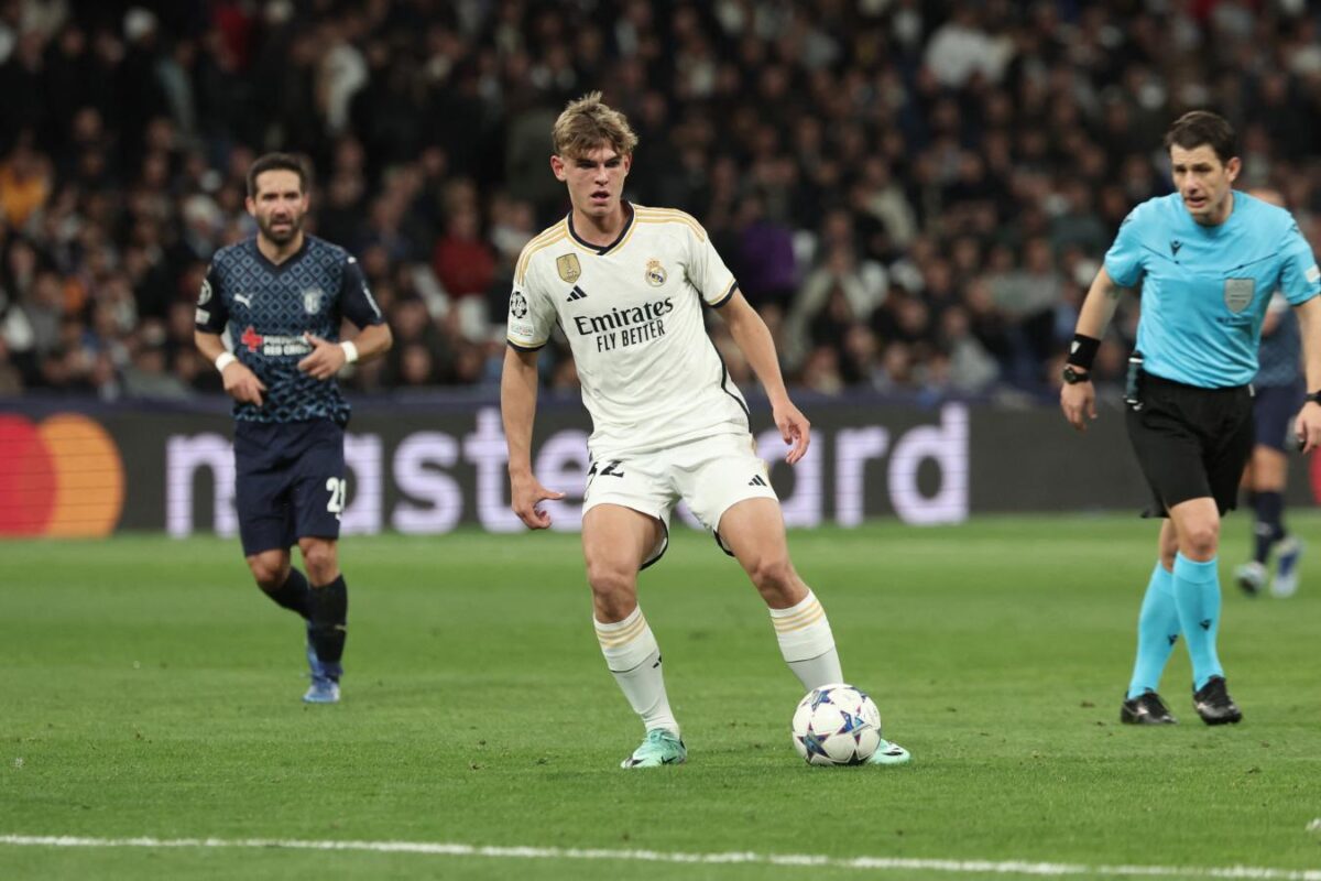 Nico Paz tuvo su debuten Real Madrid y en la UEFA Champions League - La ...